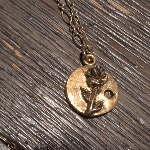 rachel abrams | Jewelry | Mad Coin Rachel Abrams Gold Pendant Necklace ...